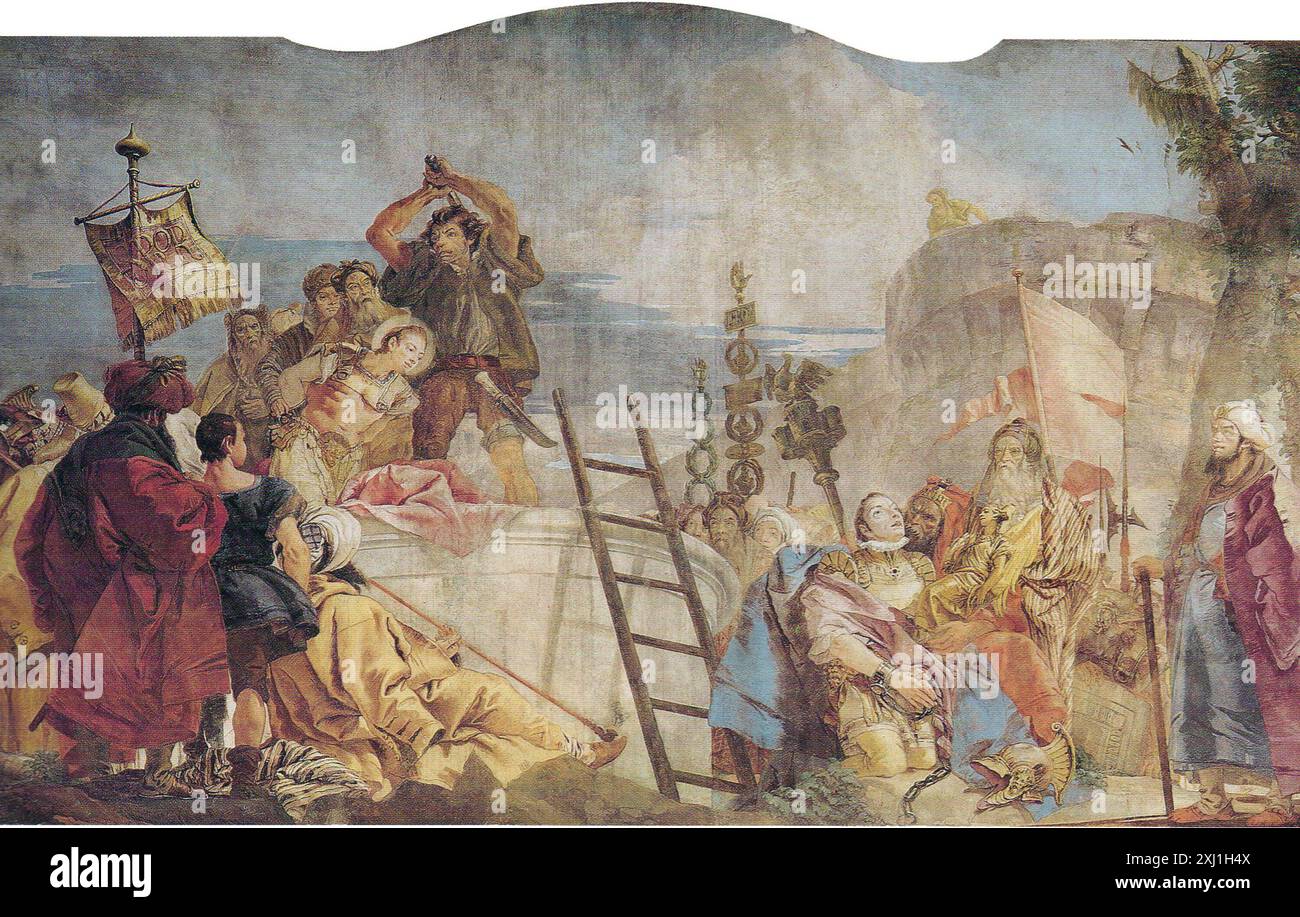 Martyrdom of Saints Faustinus and Jovita painting by Giovanni Domenico ...