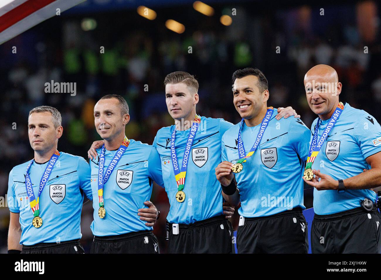 Referee team guided by Francois Letexier in the middle and Szymon ...
