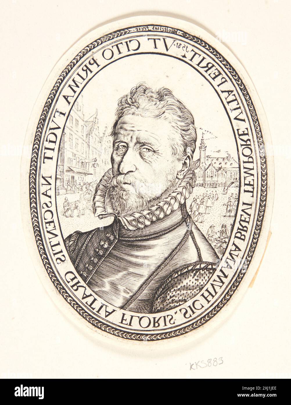 Hieronymus Scholiers Goltzius, Hendrick 1558 - 1617 Copper engraving ...