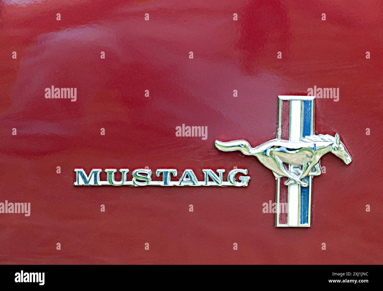 Mustang Car Marque Logo, Beadge Stock Photo - Alamy