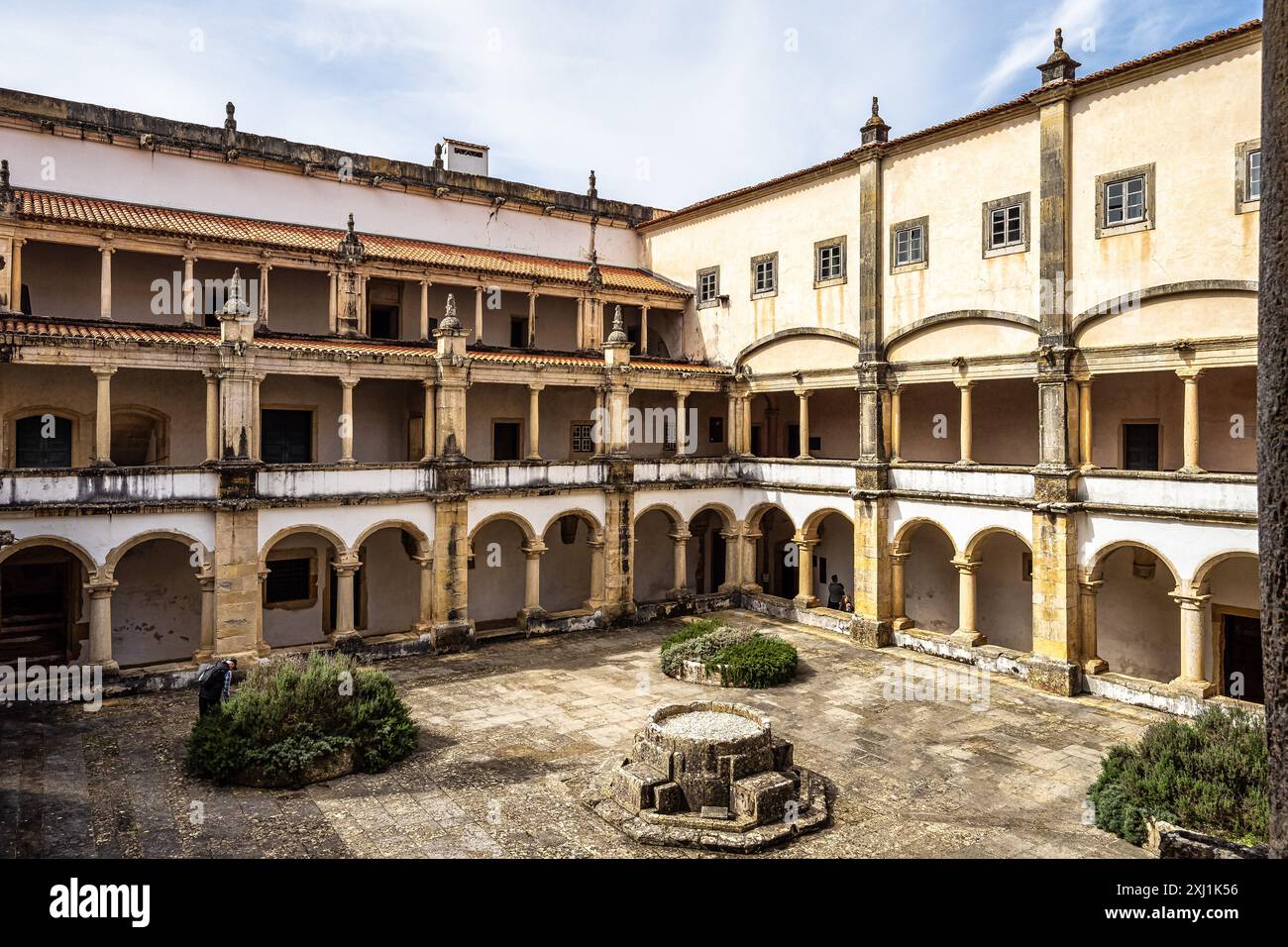 Main convent of the order of the templar in portugal hi-res stock ...