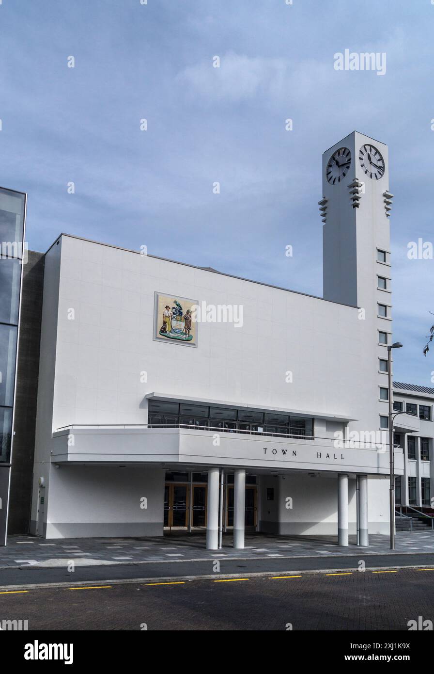 Lower HuttTown Hall, Modernist style by King, Cook & Dawson and the ...