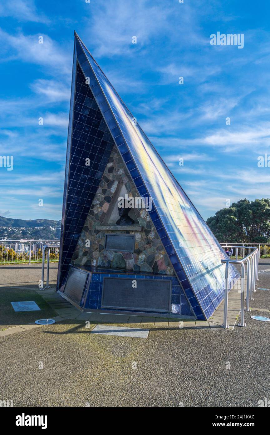 Memorial to Richard Byrd, polar explorer, 1962, Mount Victoria ...