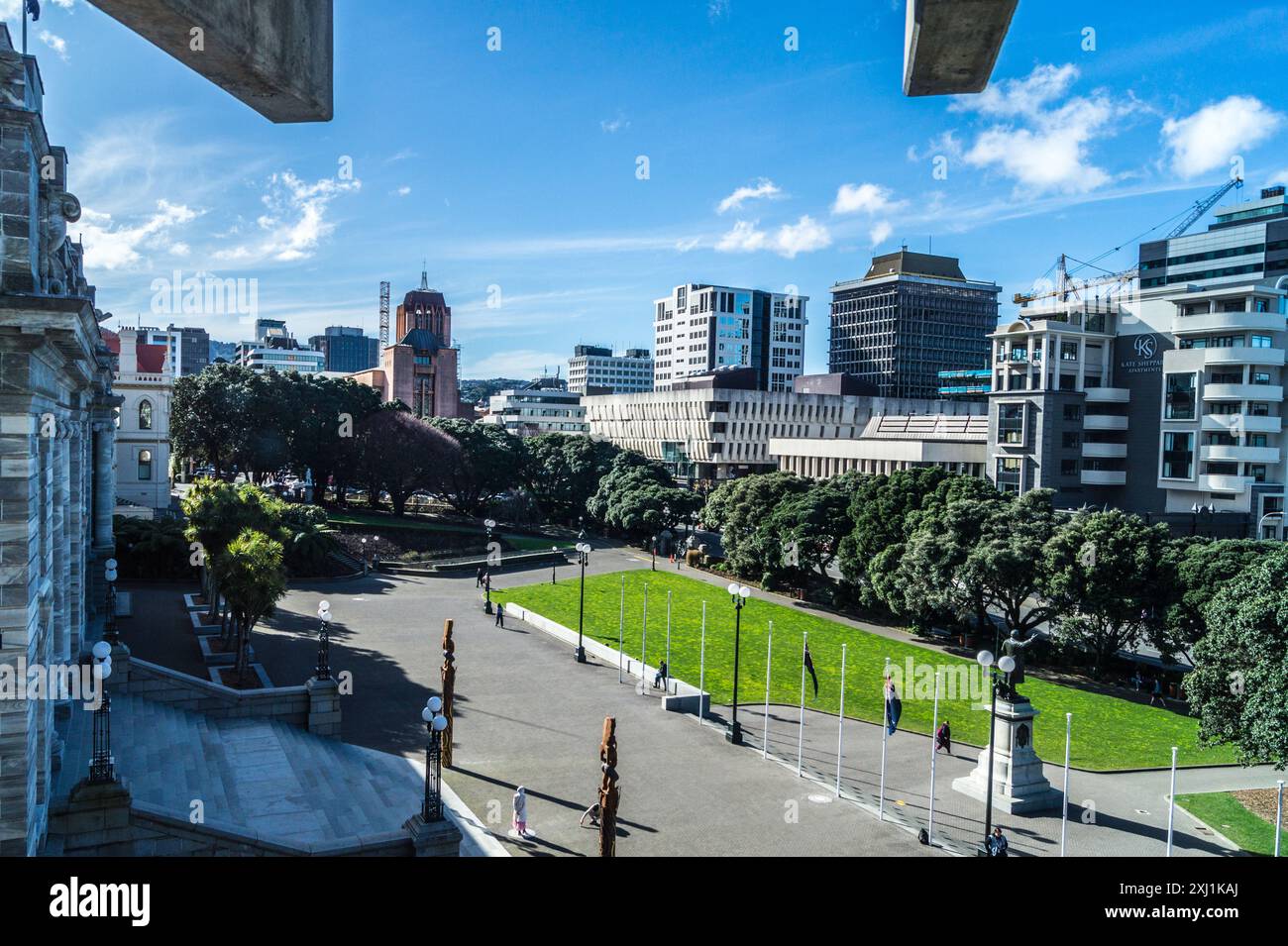 View from "The Beehive" government building by Basil Spence and Fergus ...