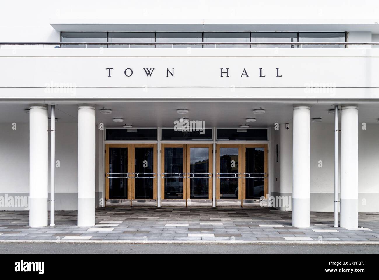 Lower HuttTown Hall, Modernist style by King, Cook & Dawson and the ...