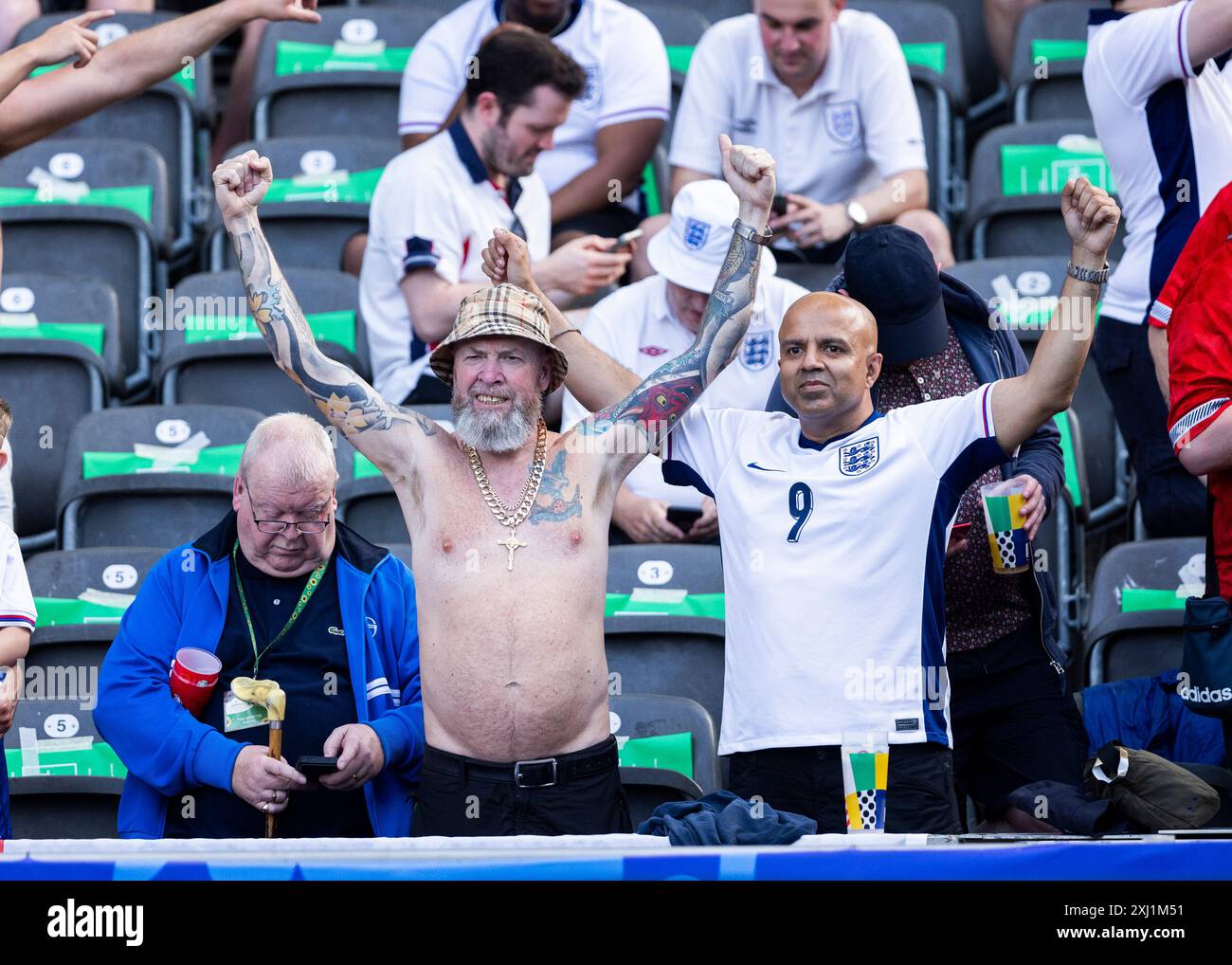 England spain euro final 2024 hi-res stock photography and images - Alamy