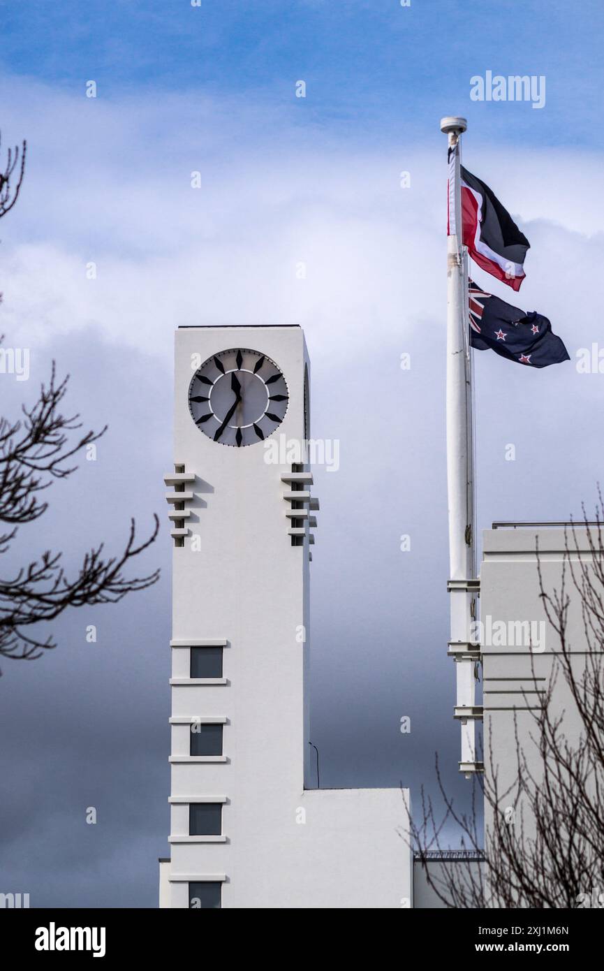 Lower HuttTown Hall, Modernist style by King, Cook & Dawson and the ...