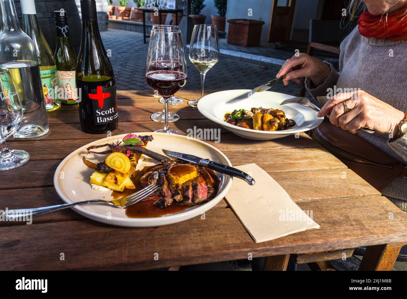 Lunch at Scott Base winery, Renwick, Blenheim, South Island, New ...