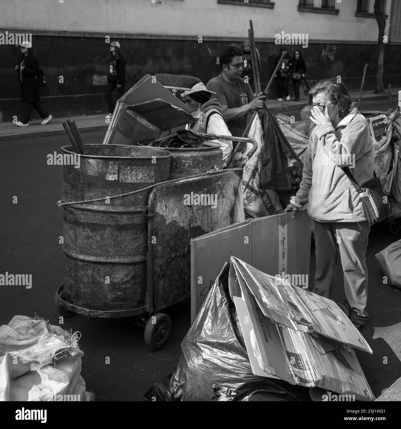 Mexico city waste removal hi-res stock photography and images - Alamy