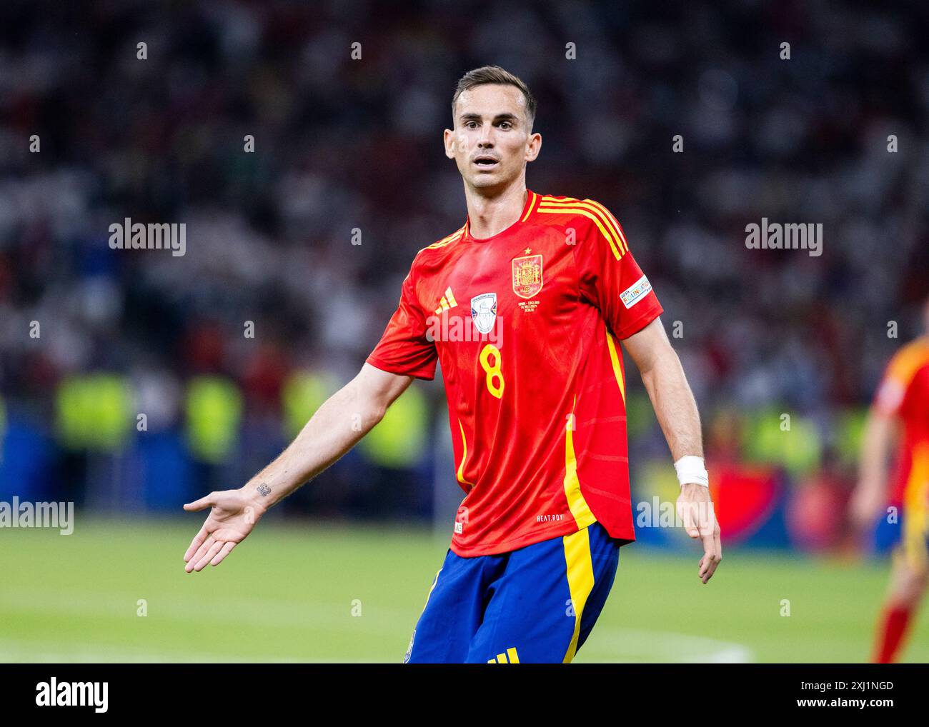 Berlin, Olympiastadion, 14.07.2024: Fabian of spain reacts during the ...