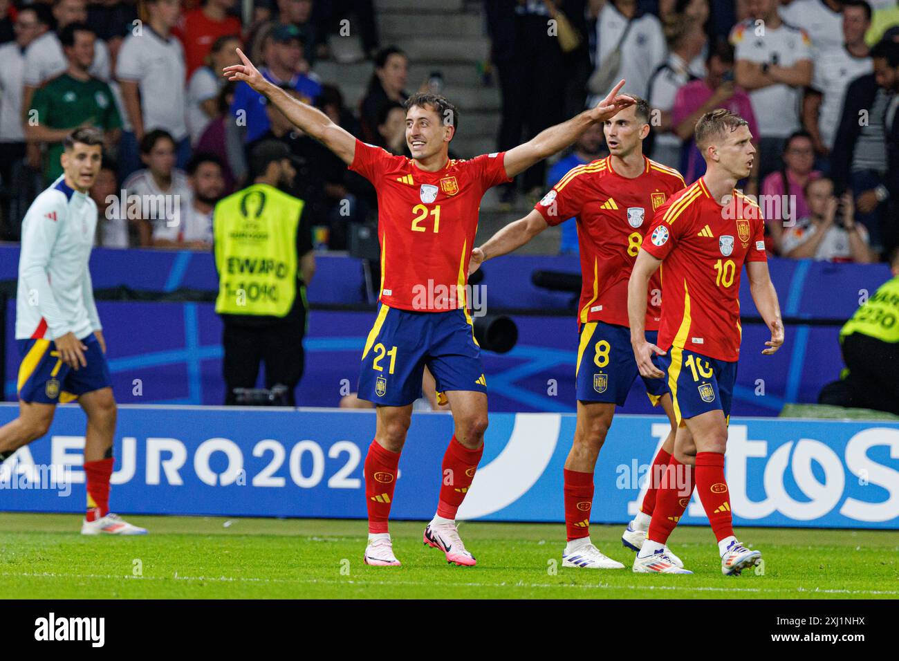 Mikel Oyarzabal seen during UEFA Euro 2024 final game between national ...