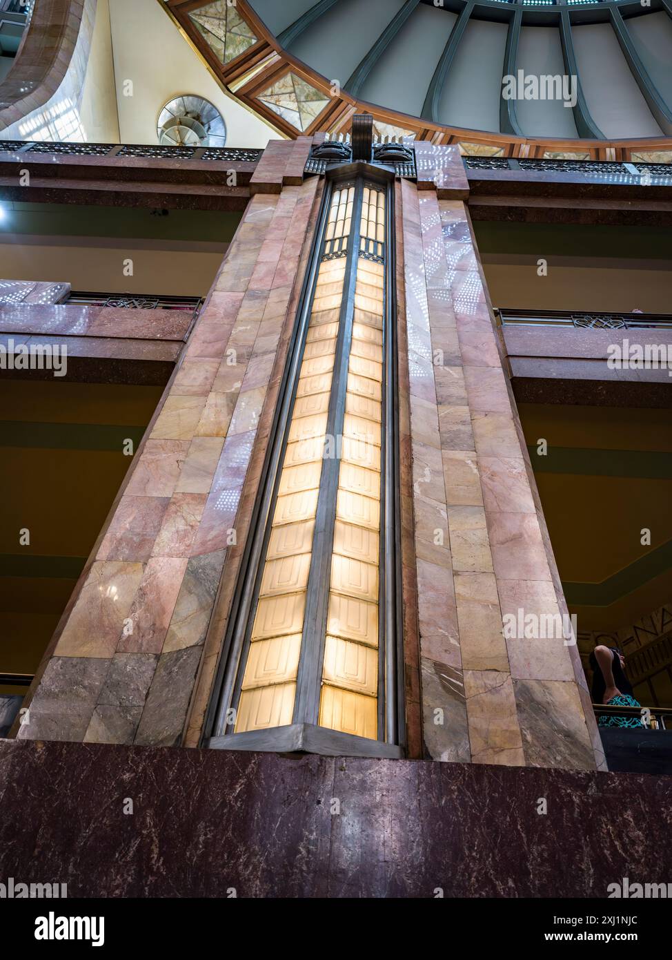 Pillar inside The Palace of Fine Arts, one of the most iconic and grand ...