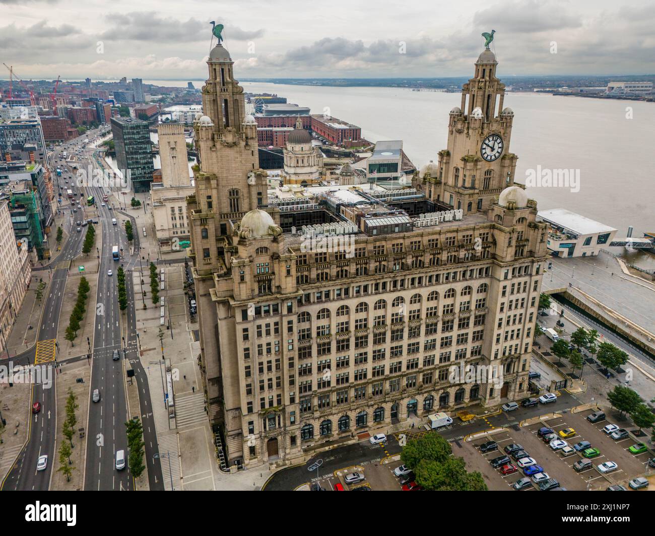 Liverpool city aerial hi-res stock photography and images - Alamy
