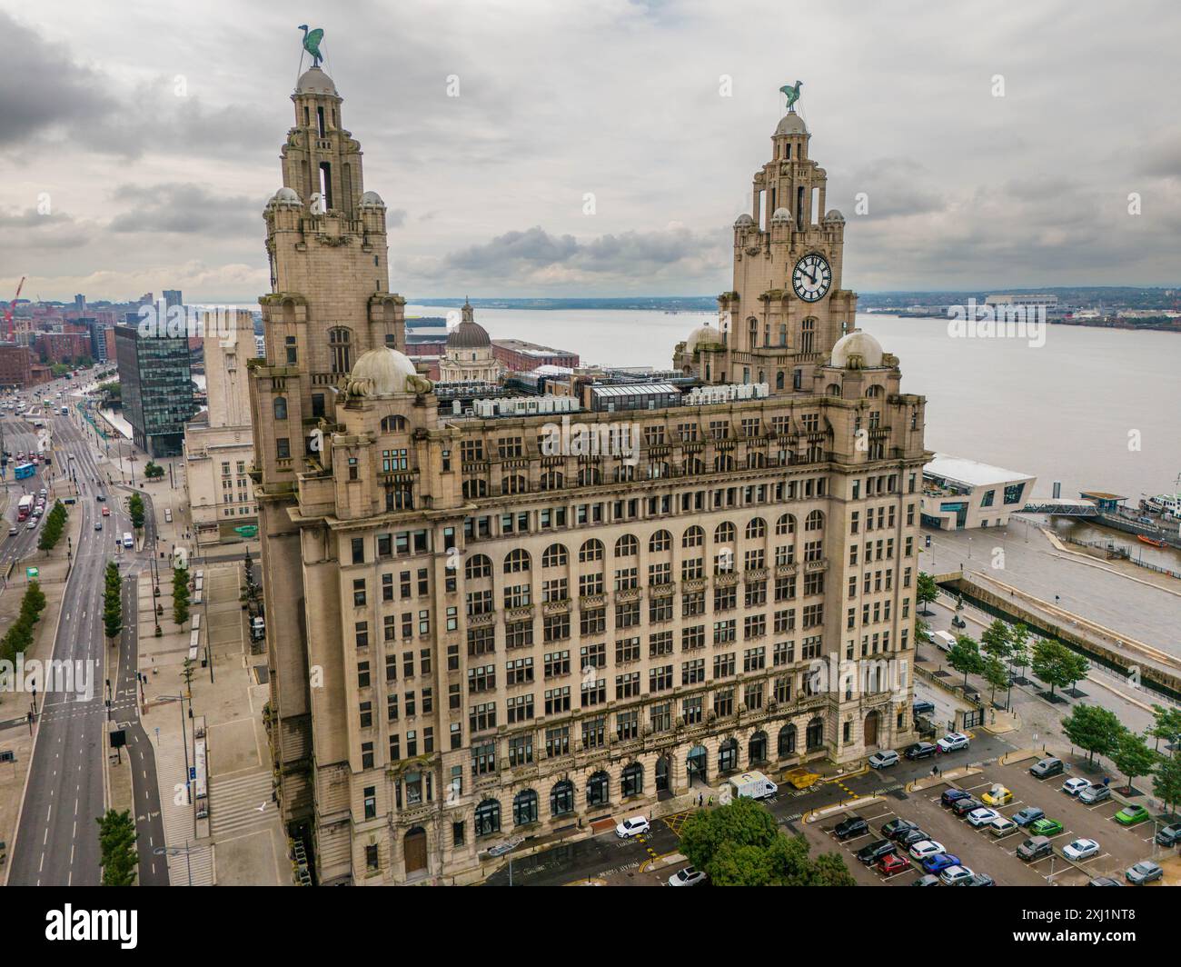 Liverpool city aerial hi-res stock photography and images - Alamy
