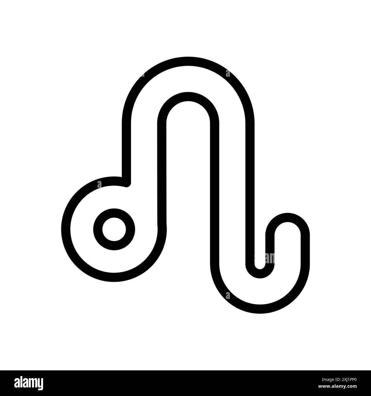 Simple black leo zodiac hi-res stock photography and images - Alamy