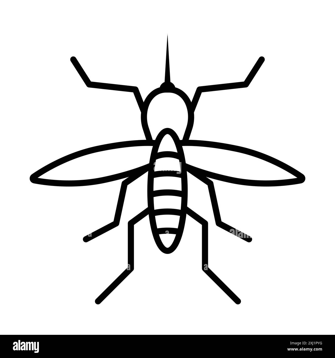 malaria icon linear logo mark set collection in black and white for web ...