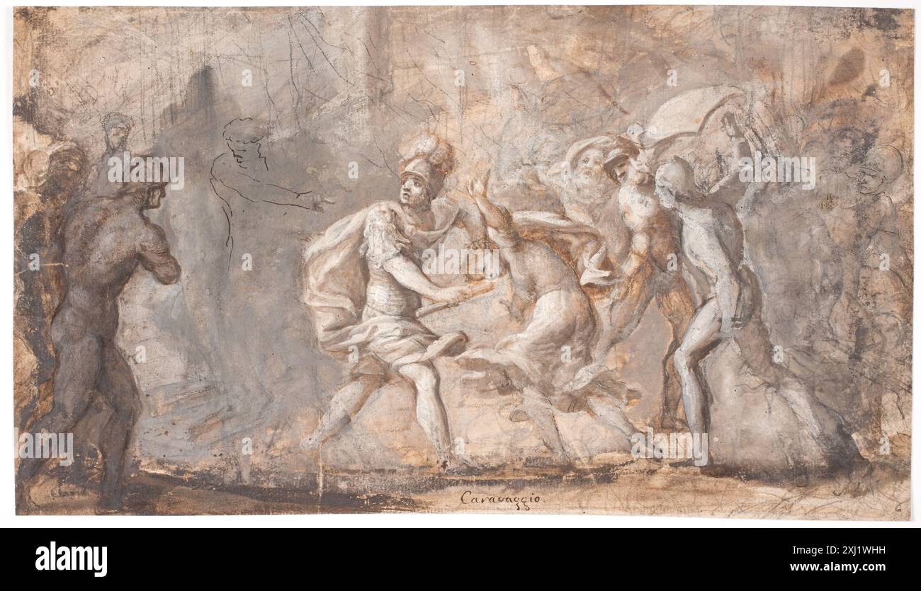 Tarpeia being crushed under the shields of the Sabines Canini, Giovanni ...