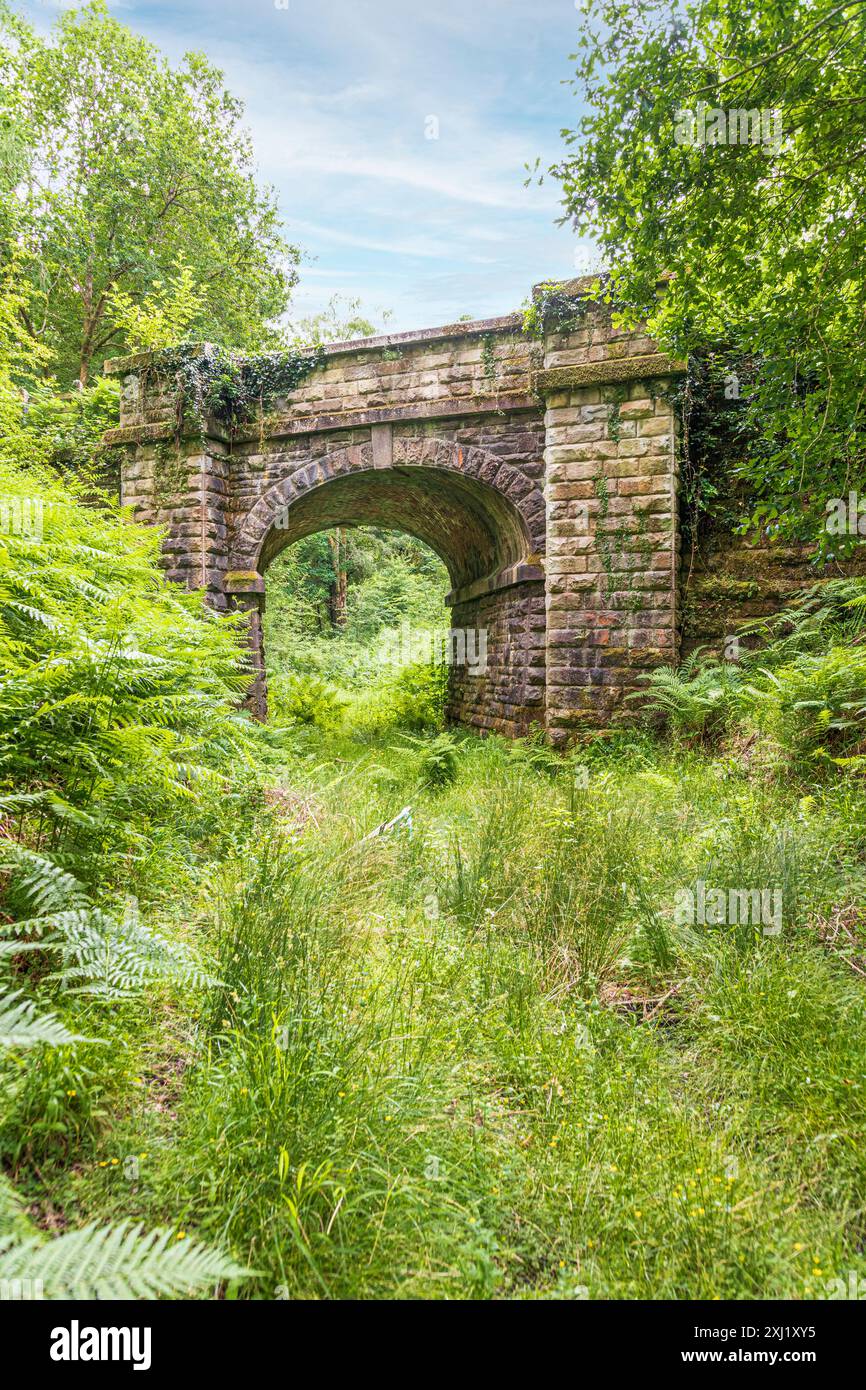 Mireystock Bridge (opened in 1874) on a mineral railway line in the ...