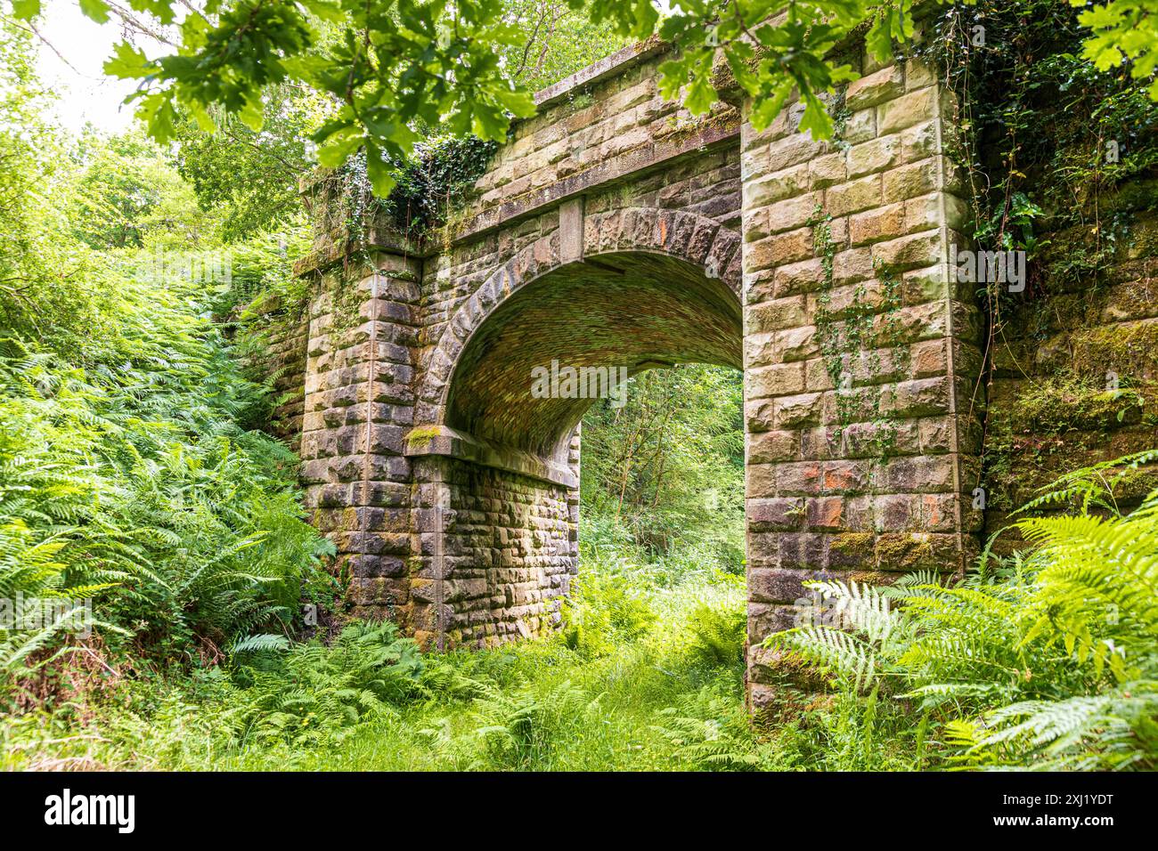 Mireystock Bridge (opened in 1874) on a mineral railway line in the ...
