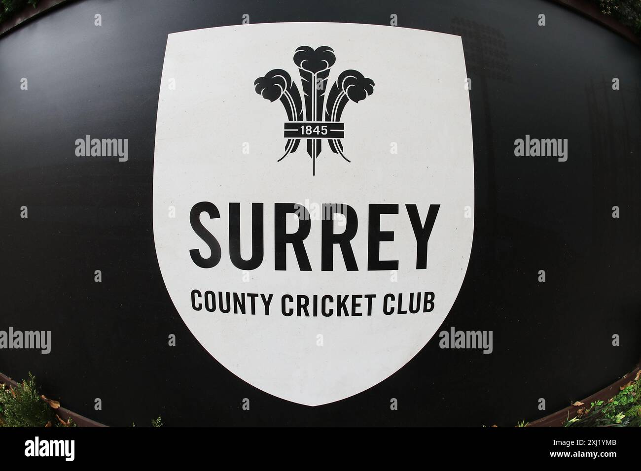 Surrey logo during Surrey CCC vs Essex CCC, Vitality County ...
