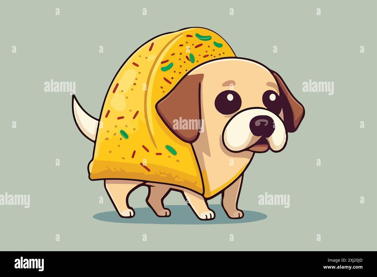 Dog Taco vector illustration Stock Vector Image & Art - Alamy