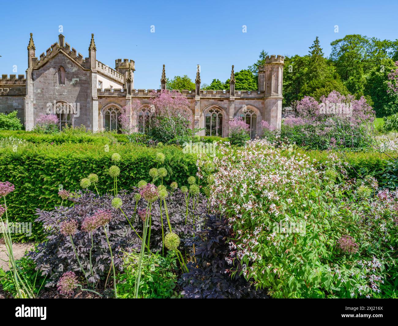 Lowther Castle and Gardens 19th century fantasy castle in ruins but ...