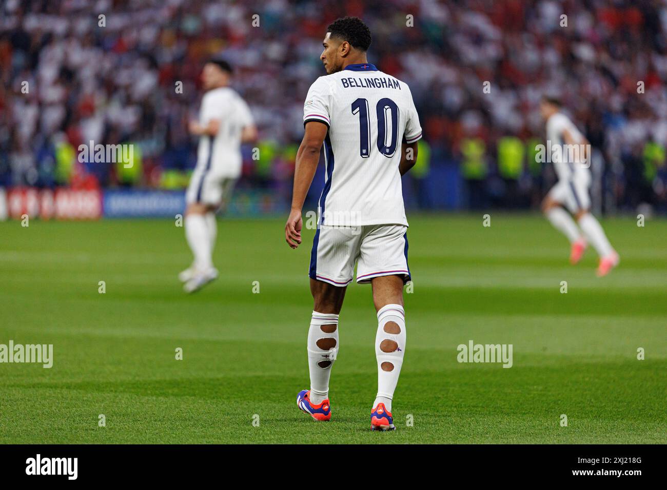 Jude Bellingham seen during UEFA Euro 2024 final game between national ...