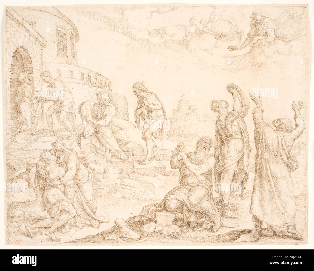 A dimitic nobis (and leave us) Heemskerck, Maarten van 1498 - 1574 ...