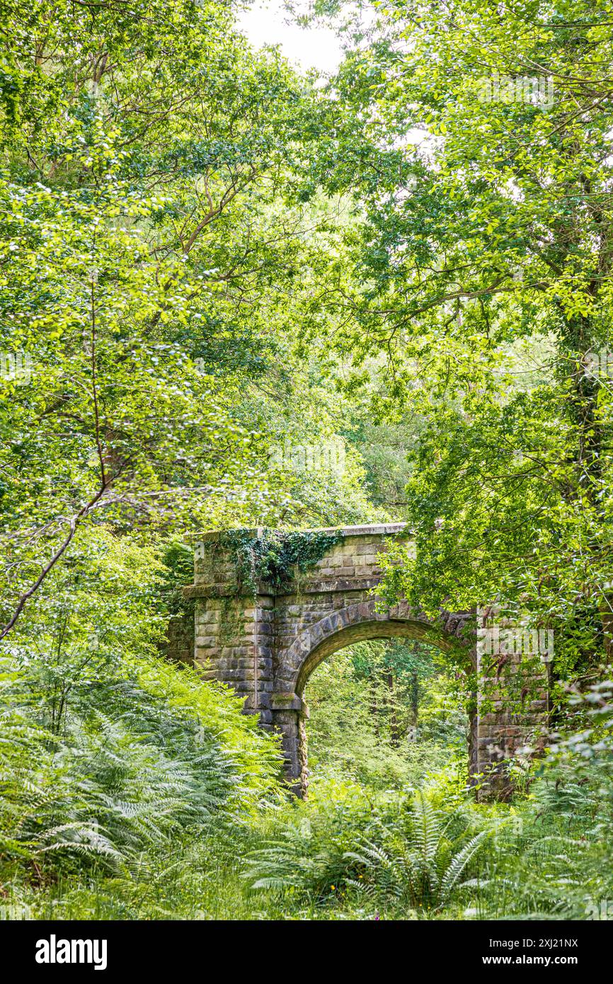 Mireystock Bridge (opened in 1874) on a mineral railway line in the ...