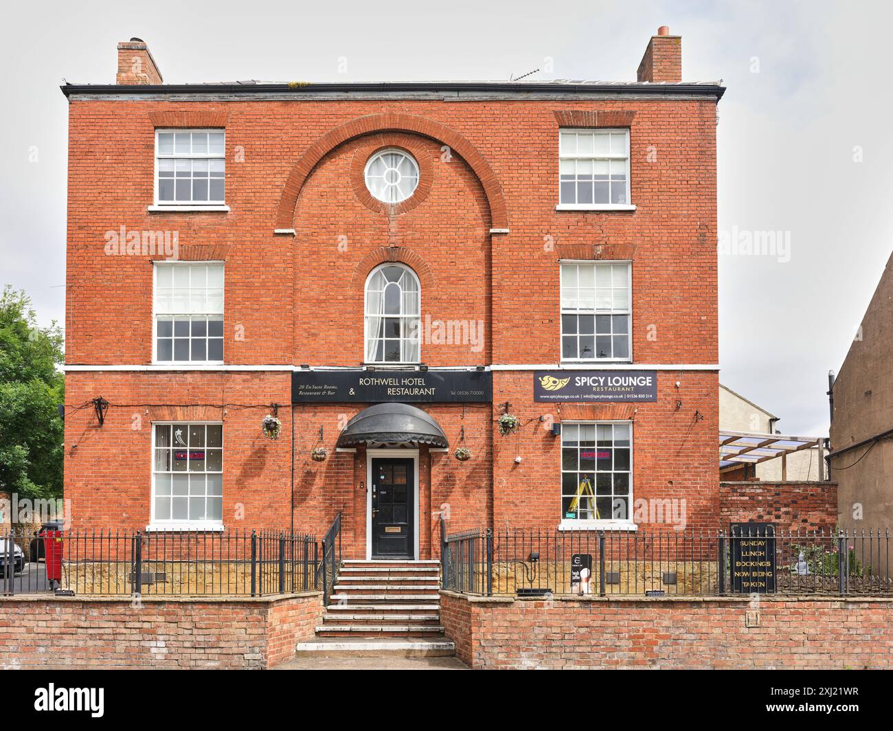 Rothwell Hotel and Restaurant, Rothwell, England Stock Photo - Alamy