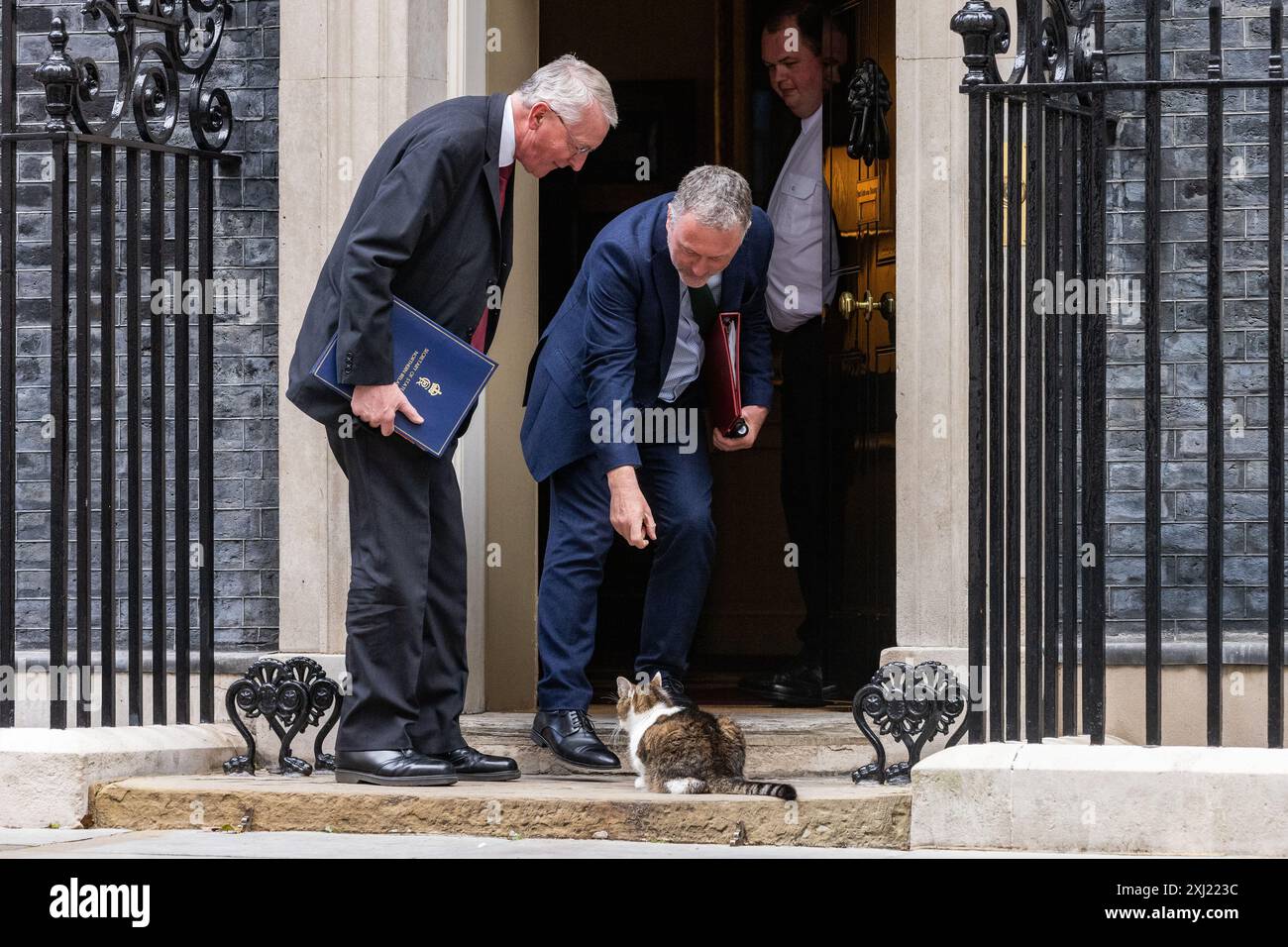 London, UK. 16th July, 2024. Hilary Benn MP (l), Secretary of State for ...