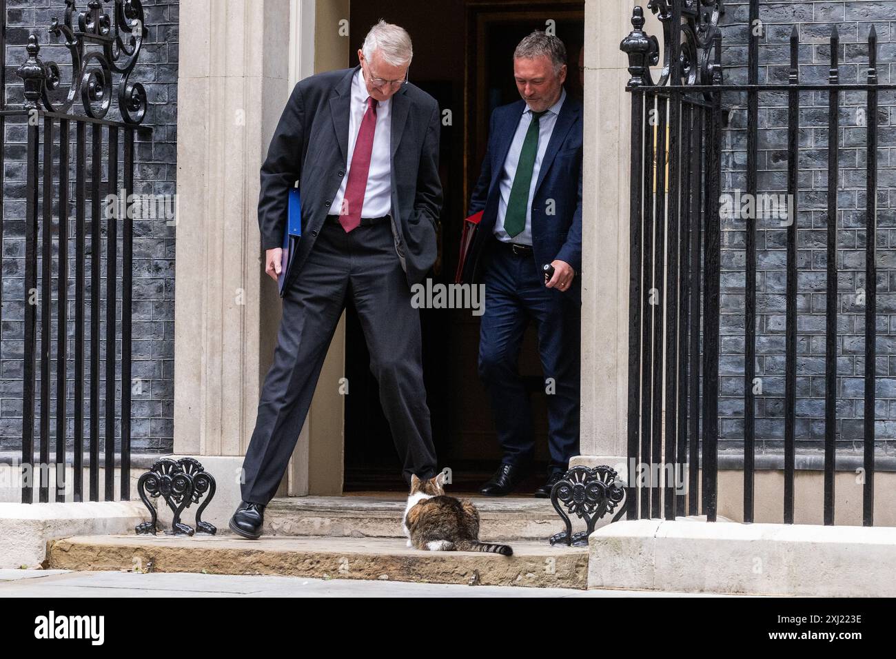 London, UK. 16th July, 2024. Hilary Benn MP (l), Secretary of State for ...
