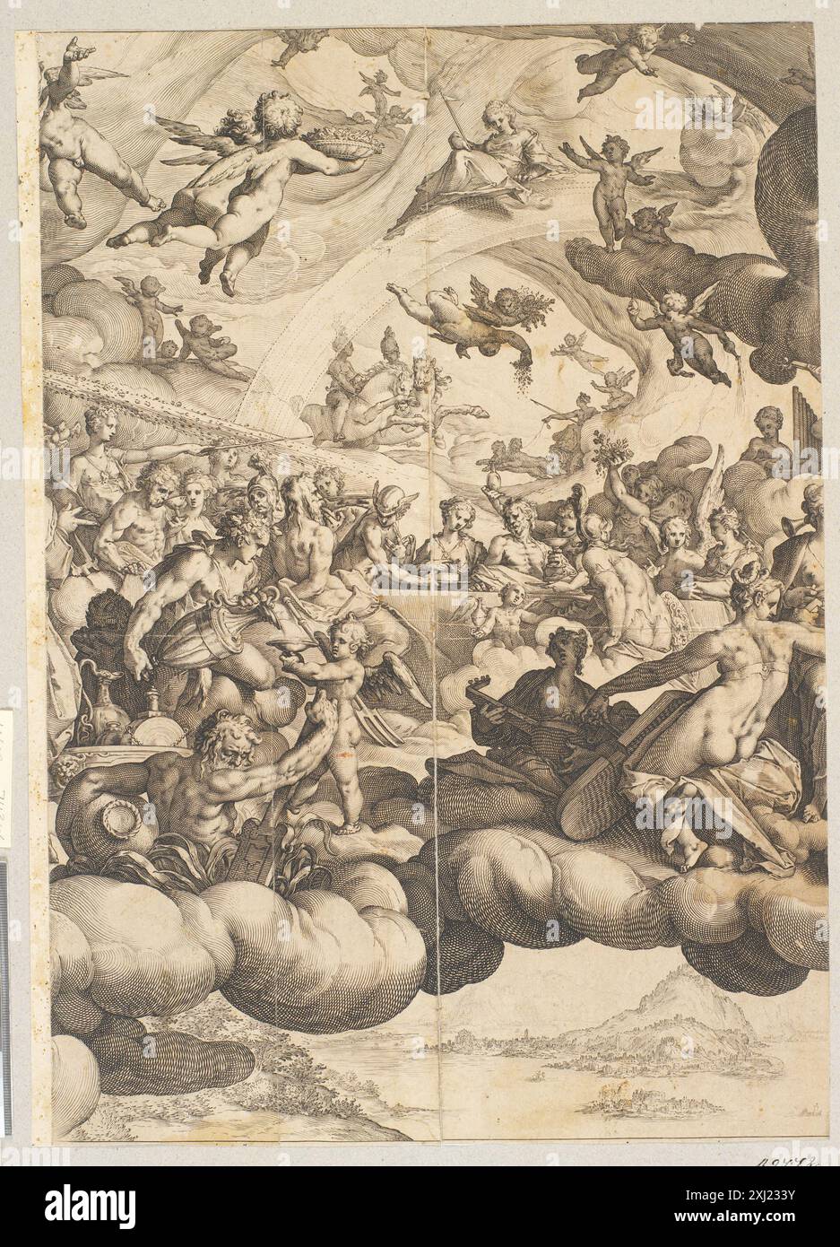 The Wedding of Cupid and Psyche Goltzius, Hendrick 1558 - 1617 ...