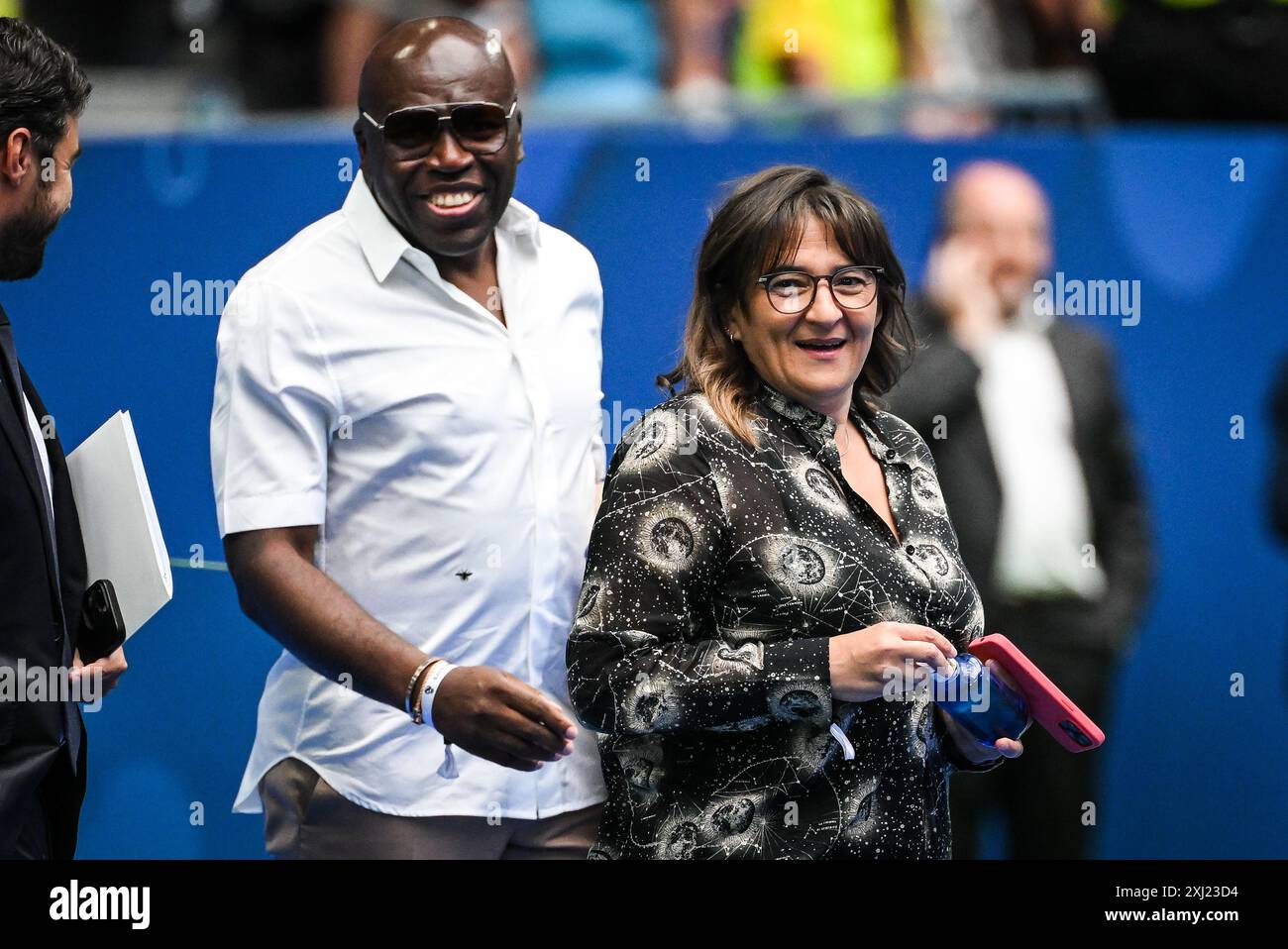 Madrid, Espagne. 16th July, 2024. Wilfrid (Wilfried) MBAPPE father of ...