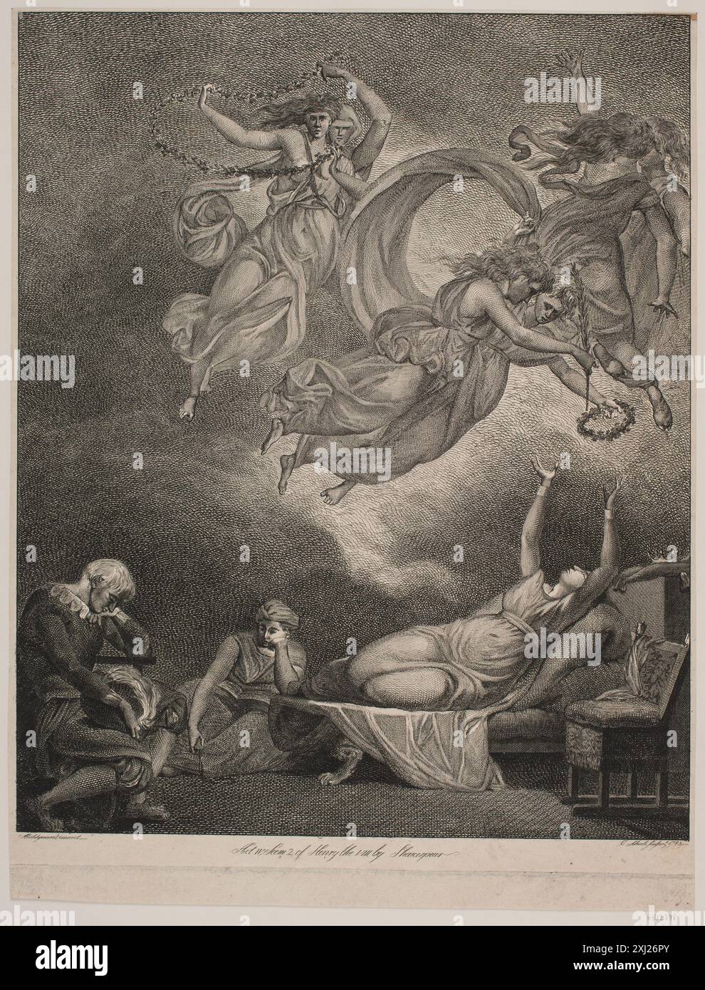 Engraving by Georg Christian Schule and Nicolai Abildgaard depicting ...