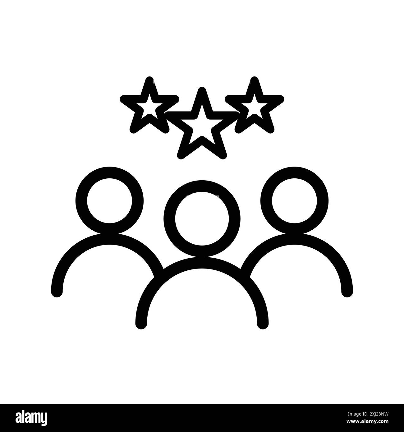 Squad icon linear logo mark set collection in black and white for web Stock Vector Image & Art ...