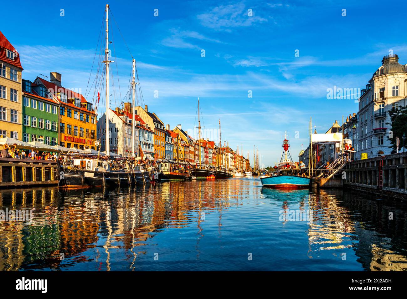Old city of Copenhagen, Denmark Stock Photo - Alamy
