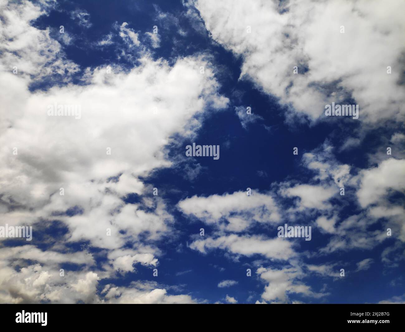 blue sky and White cloud nature background. Beautiful cloud in blue sky Stock Photo - Alamy