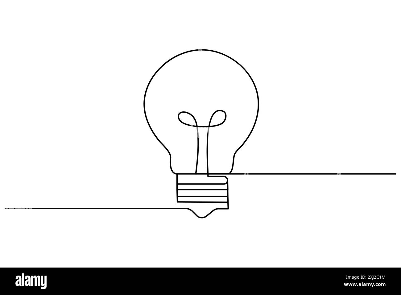Light bulb silhouette art hi-res stock photography and images - Alamy