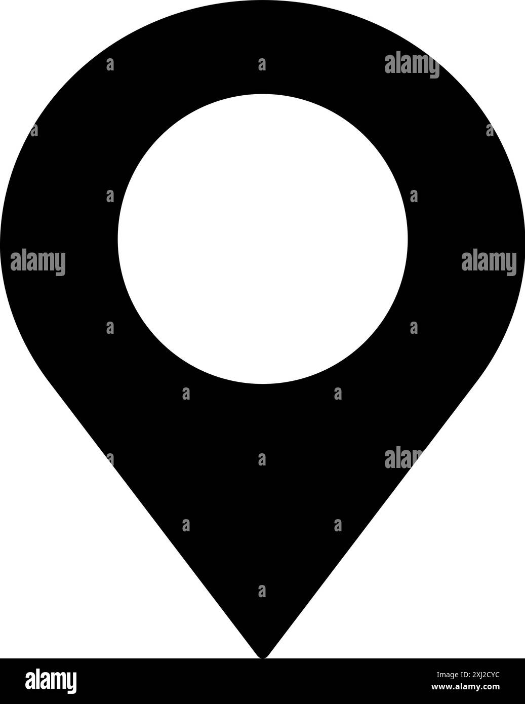 pin point. map address location pointer symbol Stock Vector Image & Art ...