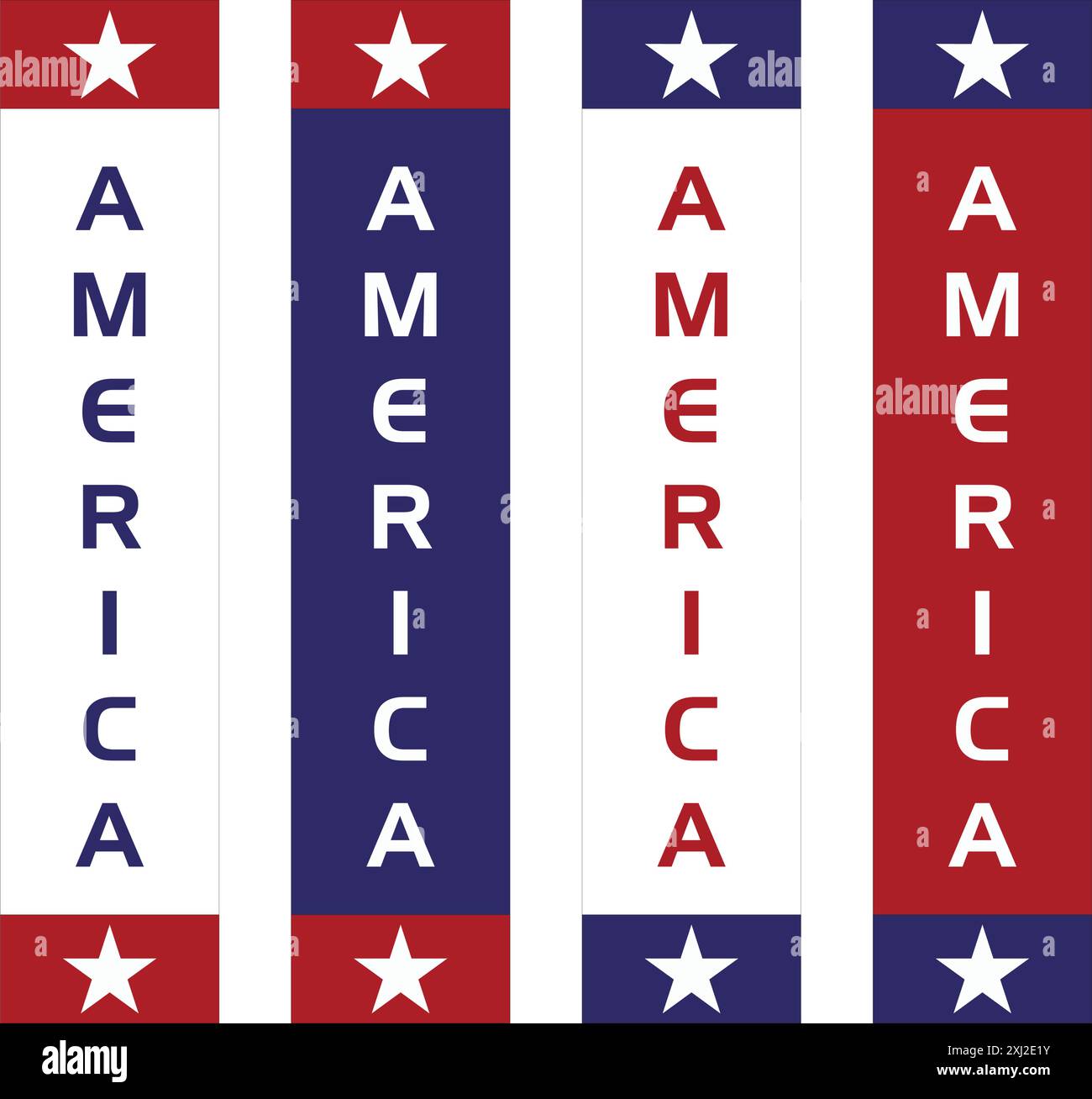 Hanging american flag Stock Vector Images - Alamy