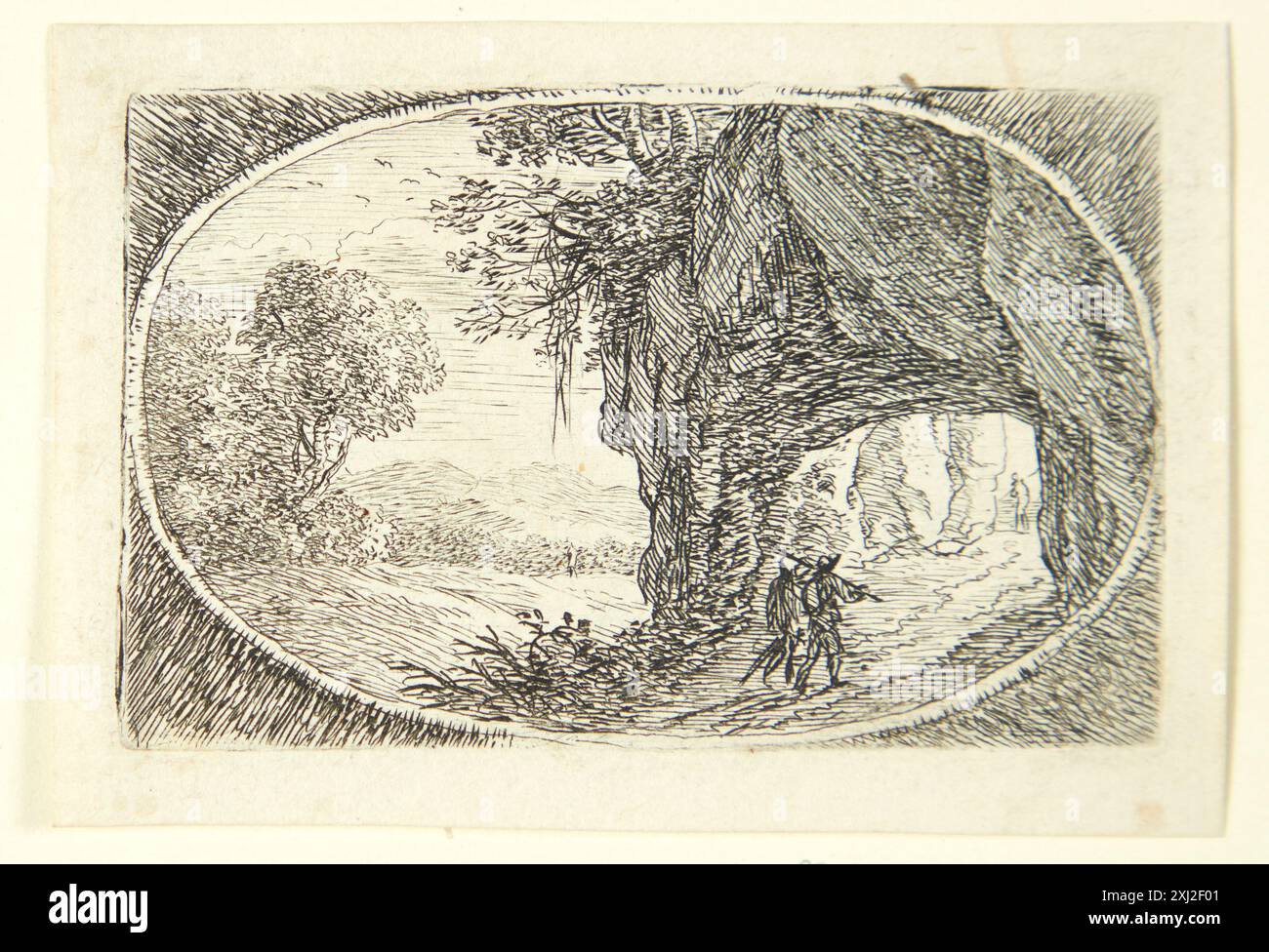 The way through the rock Swanevelt, Herman van 1601 - 1655 Etching ...