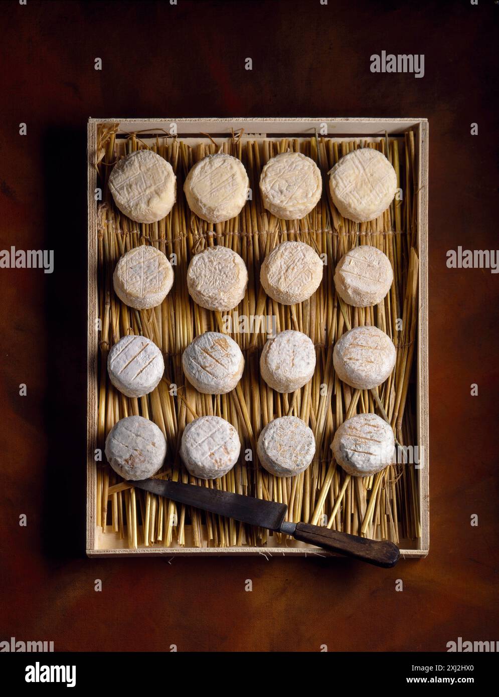 Variety goat cheeses hi-res stock photography and images - Alamy