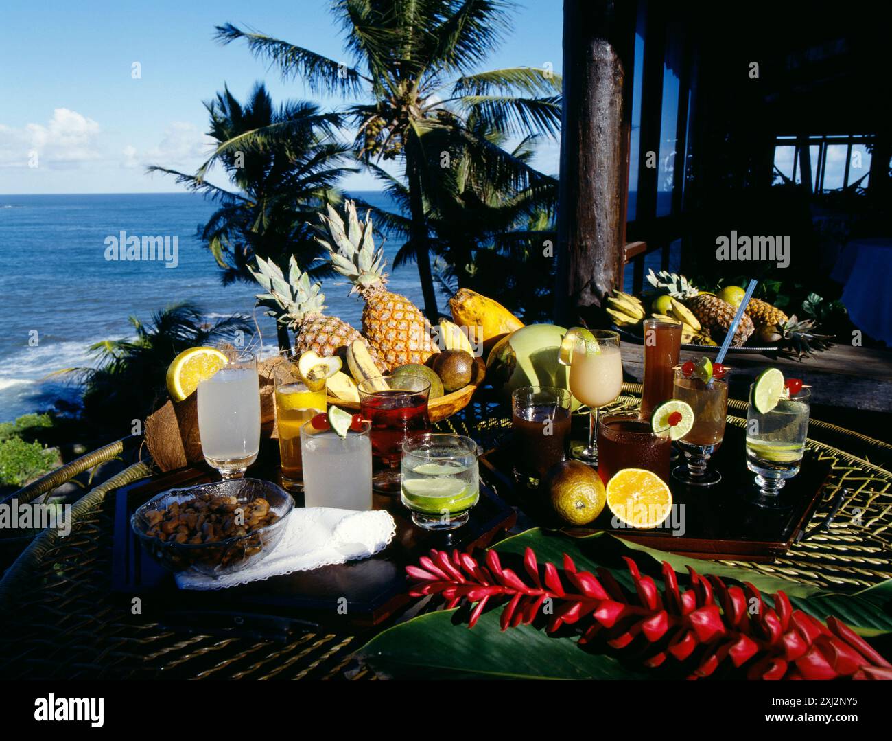 Batida drinks and cocktails Stock Photo - Alamy