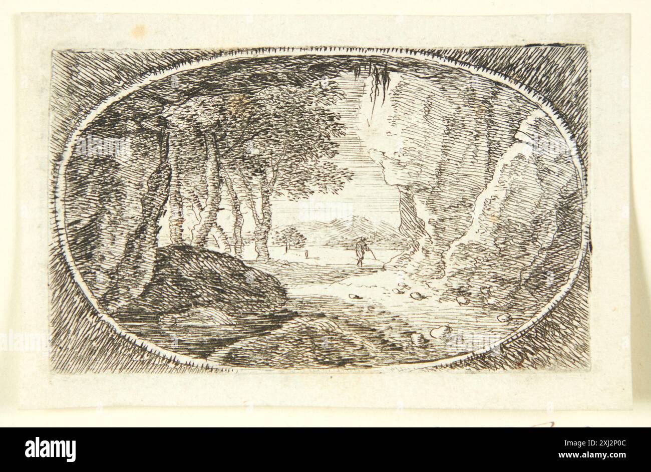 Rocky landscape Swanevelt, Herman van 1601 - 1655 Etching, Print The ...