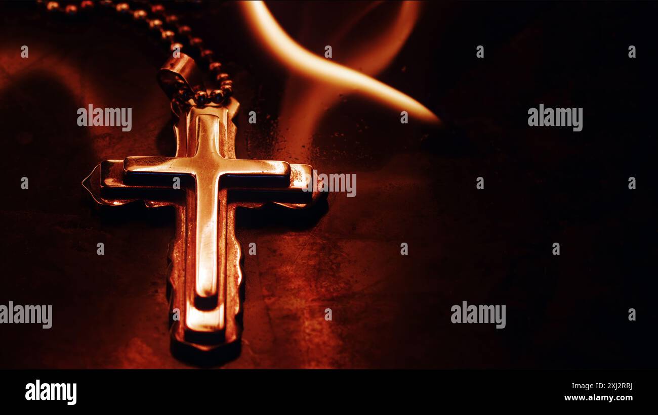 Fire of the holy spirit christian logo hi-res stock photography and ...