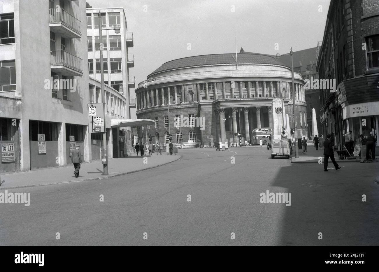 1960s, historical, Manchester city centre Stock Photo - Alamy