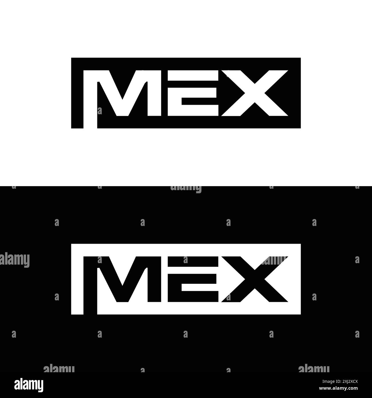 Mex circle logo Black and White Stock Photos & Images - Alamy
