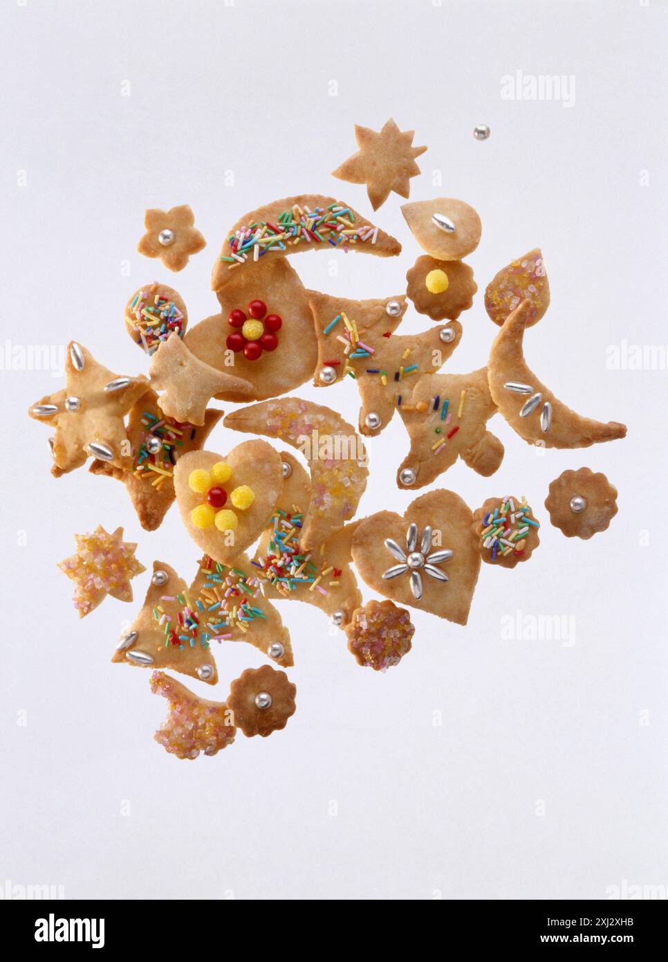 Christmas Shortbread Biscuits Stock Photo Alamy