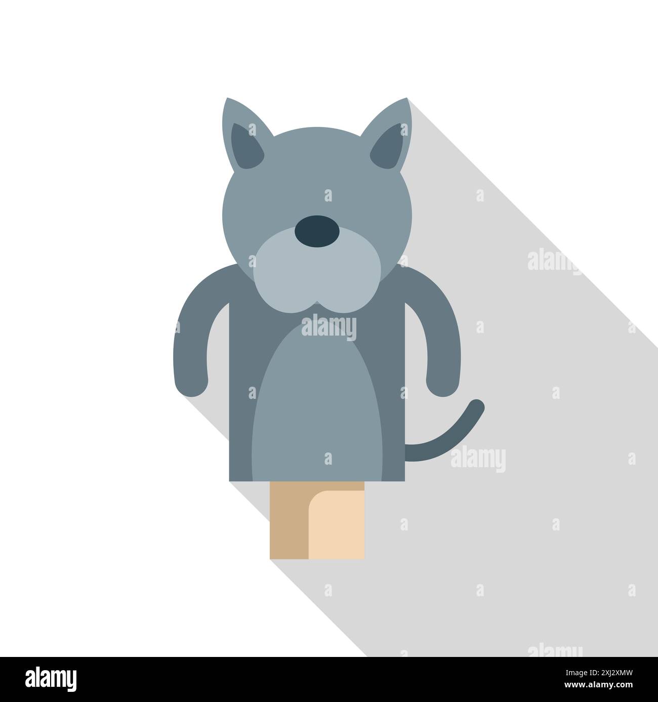 Cute puppet dog cartoon Stock Vector Images - Alamy